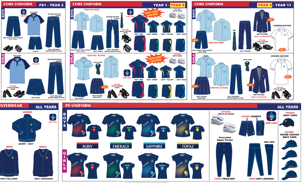 School Uniform Guidelines at GEMS World Academy - Abu Dhabi